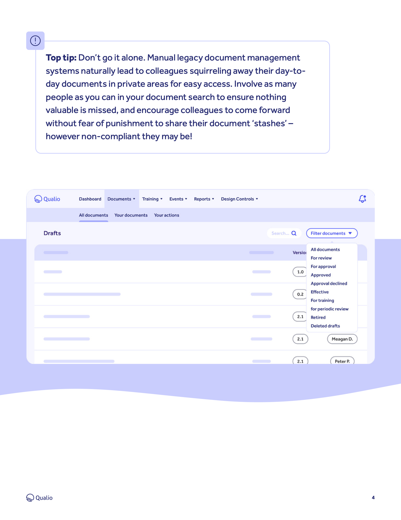 Qualio document migration guide